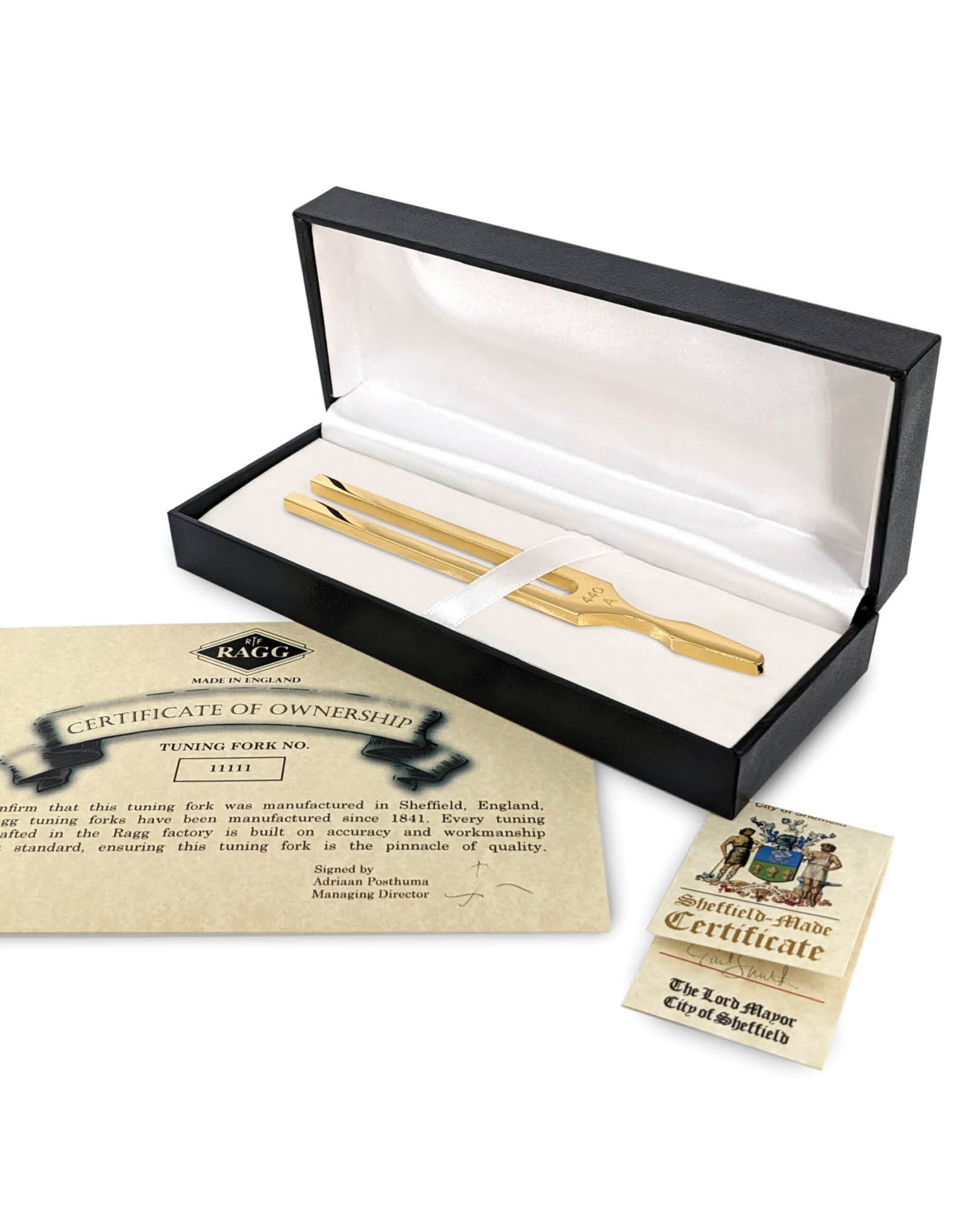 9ct Gold Plated John Walker Tuning Fork – Ragg Tuning Forks