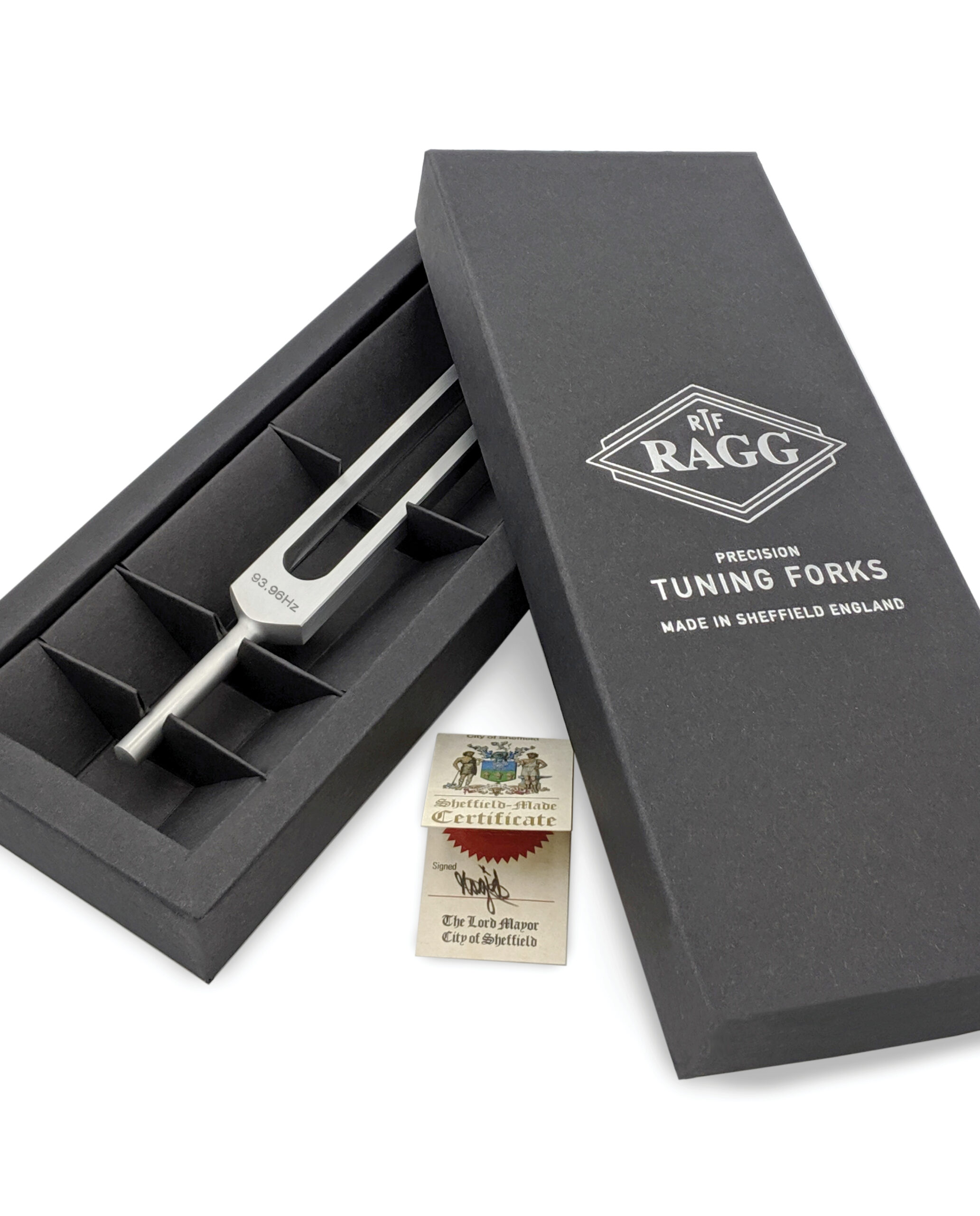 93.96Hz Aluminium Weighted Fork – Ragg Tuning Forks